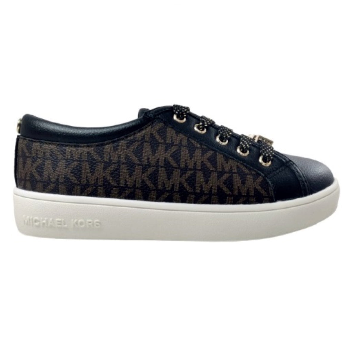 Zapatilla Michael Kors Jem Monogram Juvenil Black / Brown – Tiendas 1530